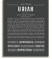 Uriah | Name Art Print – Name Stories