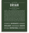 Uriah | Name Art Print – Name Stories