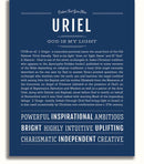 Uriel | Name Art Print – Name Stories