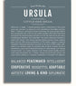 Ursula | Name Art Print – Name Stories