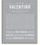 Valentino Personalized Name Meaning Art Prints – Name Stories