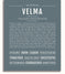 Velma Personalized Name Meaning Art Prints – Name Stories
