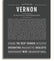 Vernon | Name Art Print – Name Stories