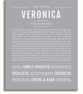 Veronica | Name Art Print – Name Stories