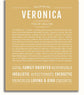 Veronica | Name Art Print – Name Stories