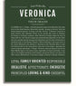 Veronica | Name Art Print – Name Stories