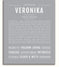 Veronika | Name Art Print – Name Stories