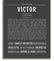 Victor | Name Art Print – Name Stories