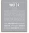 Victor | Name Art Print – Name Stories