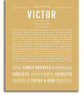 Victor | Name Art Print – Name Stories