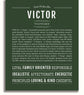 Victor | Name Art Print – Name Stories