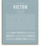 Victor | Name Art Print – Name Stories