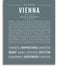 Vienna | Name Art Print – Name Stories