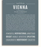 Vienna | Name Art Print – Name Stories