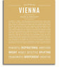 Vienna Personalized Name Meaning Art Prints – Name Stories