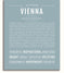 Vienna | Name Art Print – Name Stories