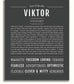 Viktor Personalized Name Meaning Art Prints – Name Stories