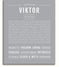 Viktor Personalized Name Meaning Art Prints – Name Stories
