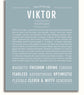 Viktor Personalized Name Meaning Art Prints – Name Stories