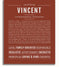 Vincent | Name Art Print – Name Stories