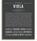 Viola | Name Art Print – Name Stories