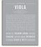 Viola | Name Art Print – Name Stories
