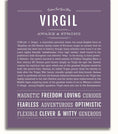 Virgil | Name Art Print – Name Stories