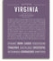 Virginia Personalized Name Meaning Art Prints – Name Stories