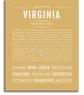 Virginia | Name Art Print – Name Stories