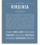 Virginia | Name Art Print – Name Stories