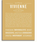 Vivienne | Name Art Print – Name Stories