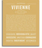Vivienne | Name Art Print – Name Stories