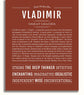 Vladimir | Name Art Print – Name Stories