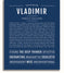 Vladimir | Name Art Print – Name Stories