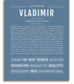 Vladimir | Name Art Print – Name Stories