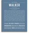 Walker | Name Art Print – Name Stories