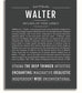 Walter | Name Art Print – Name Stories