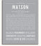 Watson | Name Art Print – Name Stories