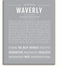 Waverly | Name Art Print – Name Stories