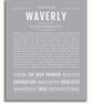 Waverly | Name Art Print – Name Stories