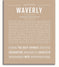 Waverly | Name Art Print – Name Stories