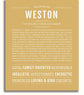 Weston | Name Art Print – Name Stories
