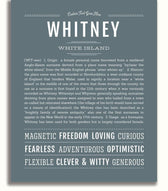 Whitney | Name Art Print – Name Stories