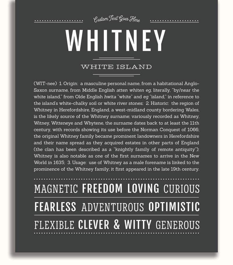 Whitney Logo