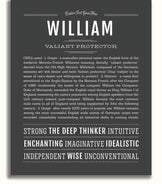 William | Name Art Print – Name Stories