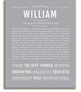 William | Name Art Print – Name Stories