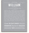 William | Name Art Print – Name Stories