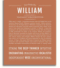 William | Name Art Print – Name Stories