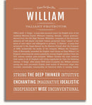 William | Name Art Print – Name Stories
