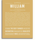 William | Name Art Print – Name Stories